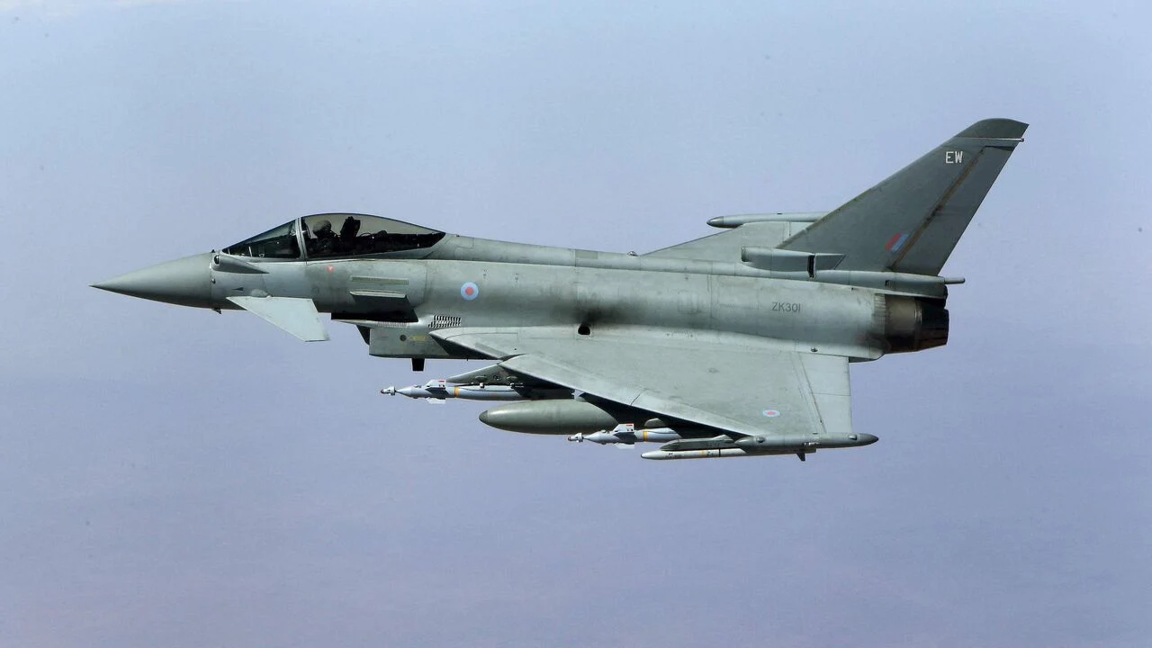 RAF Typhoon Test Aircraft Debuts ECRS Mk2 Radar | Aviasion